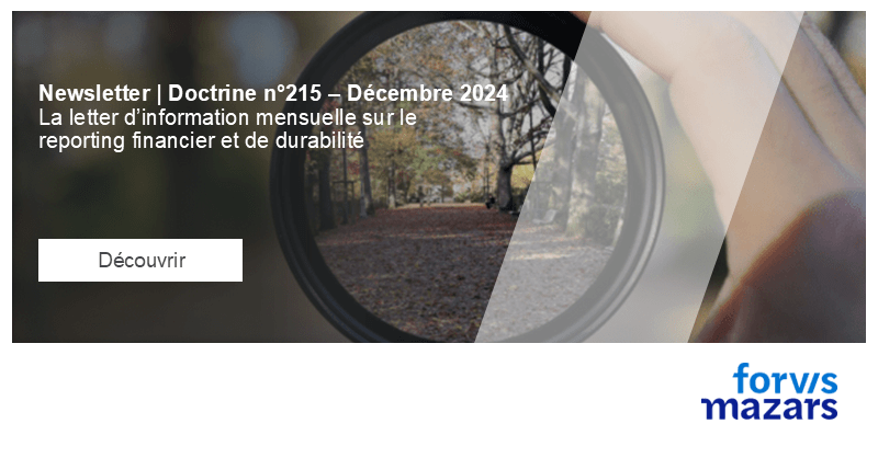 Doctrine n°215 - Décembre 2024 - Forvis Mazars - France
