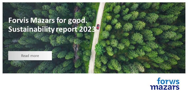 Forvis Mazars publishes 2023 Sustainability report - Forvis Mazars