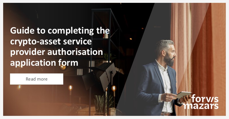 Completing the crypto-asset service provider authorisation application ...