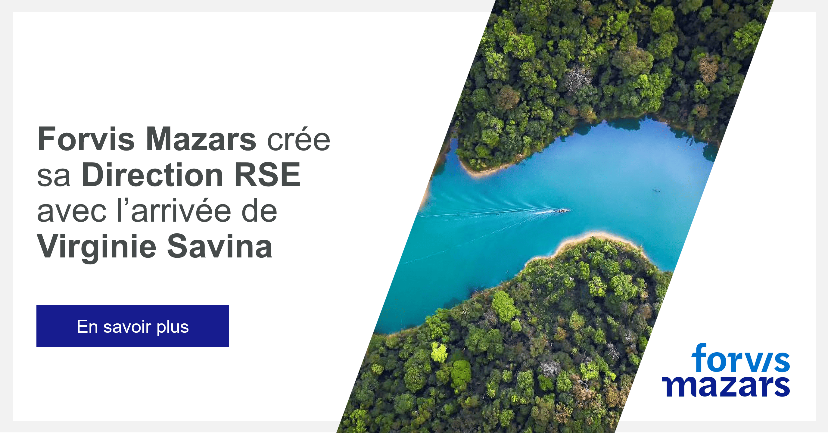 CP octobre 2024 | Forvis Mazars en France crée sa Direction RSE avec l’arrivée de Virginie ...