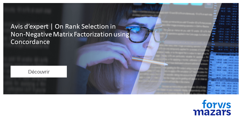 On Rank Selection in Non-Negative Matrix Factorization using Concordance