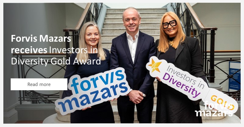 Forvis Mazars Receives Investors in Diversity Gold Award - Forvis Mazars
