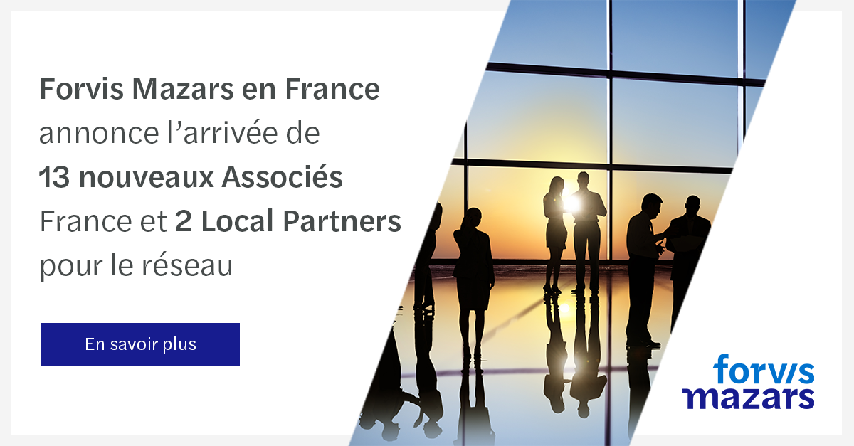 CP avril 2025 | Forvis Mazars en France annonce l'arrivée de 13 nouveaux Associés France et 2 ...