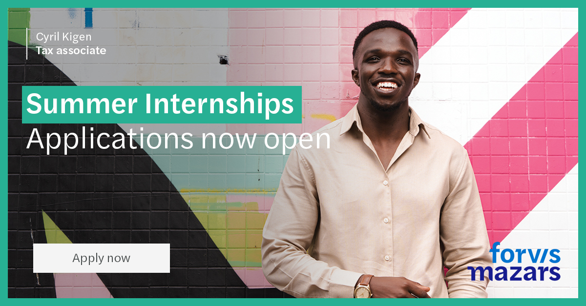 Internships & Work Experience - Forvis Mazars - Ireland