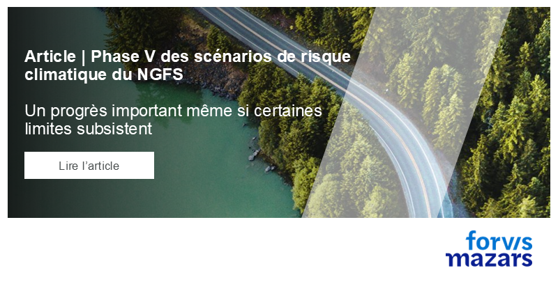 Phase V des scénarios de risque climatique du NGFS : un progrès ...