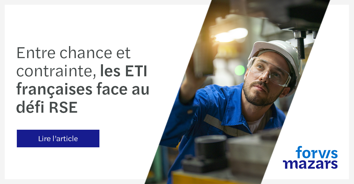 Entre chance et contrainte, les ETI françaises face au défi RSE ...