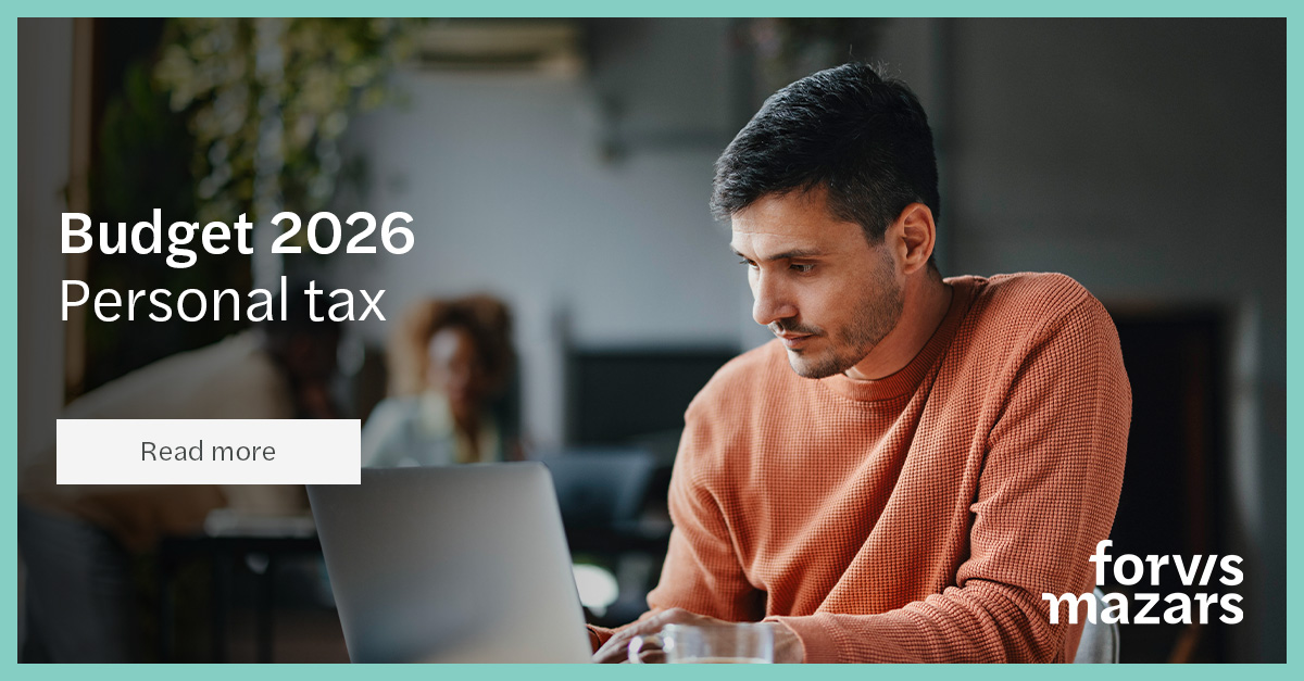 Budget 2026 Personal tax - Forvis Mazars