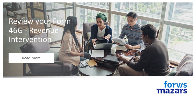 Form 46G - Revenue Intervention - Forvis Mazars - Ireland