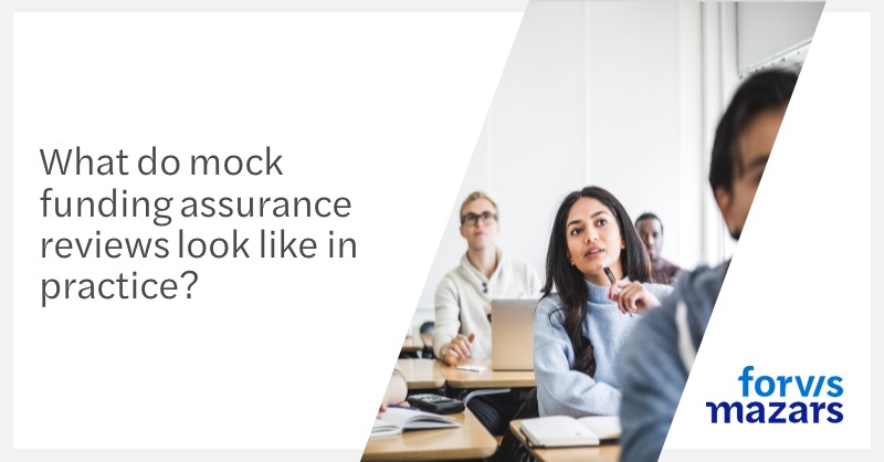 What do mock funding assurance reviews look like in practice? - Forvis ...