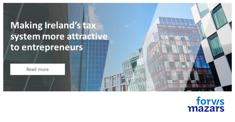 Making Ireland's tax system more attractive to entrepreneurs