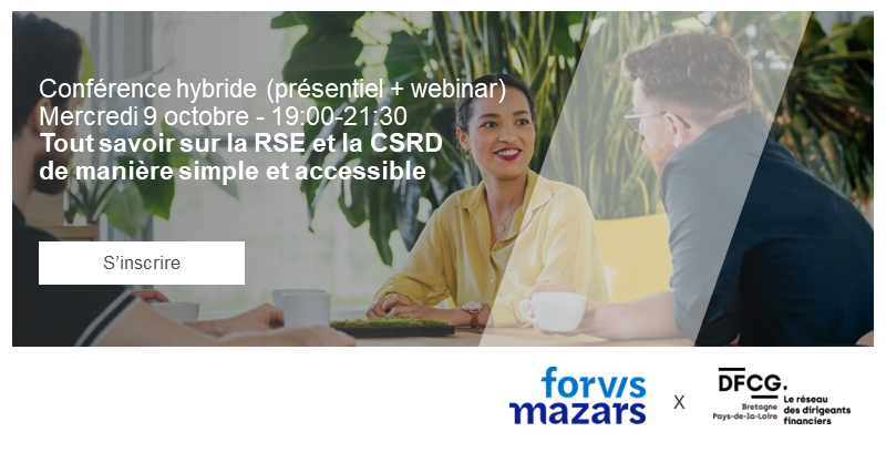 Evénement à Rennes | Tout savoir sur la RSE et la CSRD de manière simple et accessible - Forvis ...
