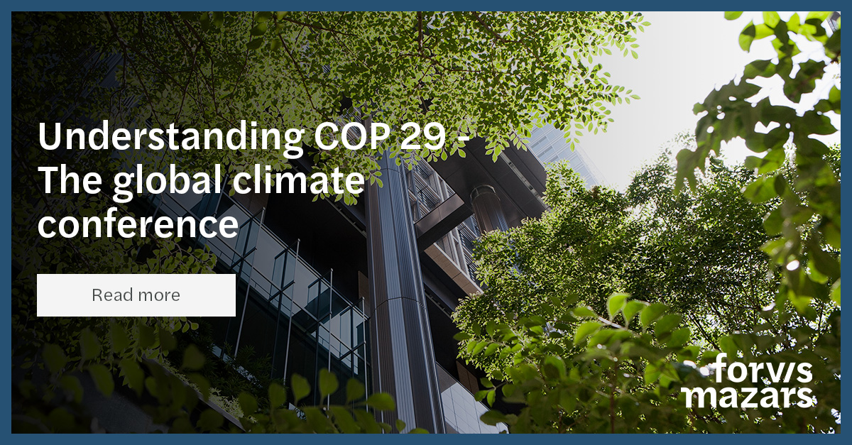 Understanding COP 29 – The global climate conference - Forvis Mazars