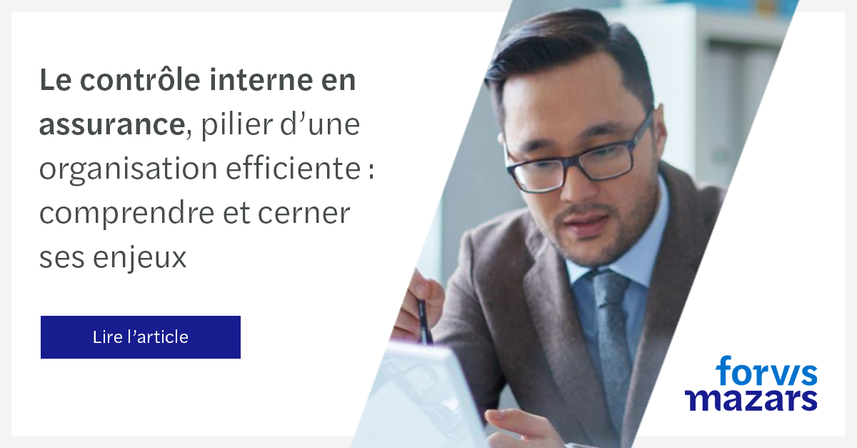 Le contrôle interne en assurance, pilier d’une organisation efficiente : comprendre et cerner ...
