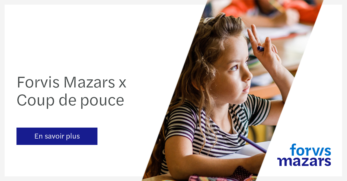 Forvis Mazars x Coup de Pouce - Forvis Mazars - France