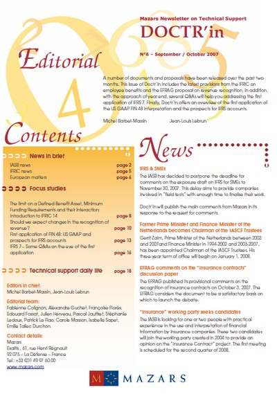 Doctr’in no. 6 (English) – September - October 2007 - Forvis Mazars Group