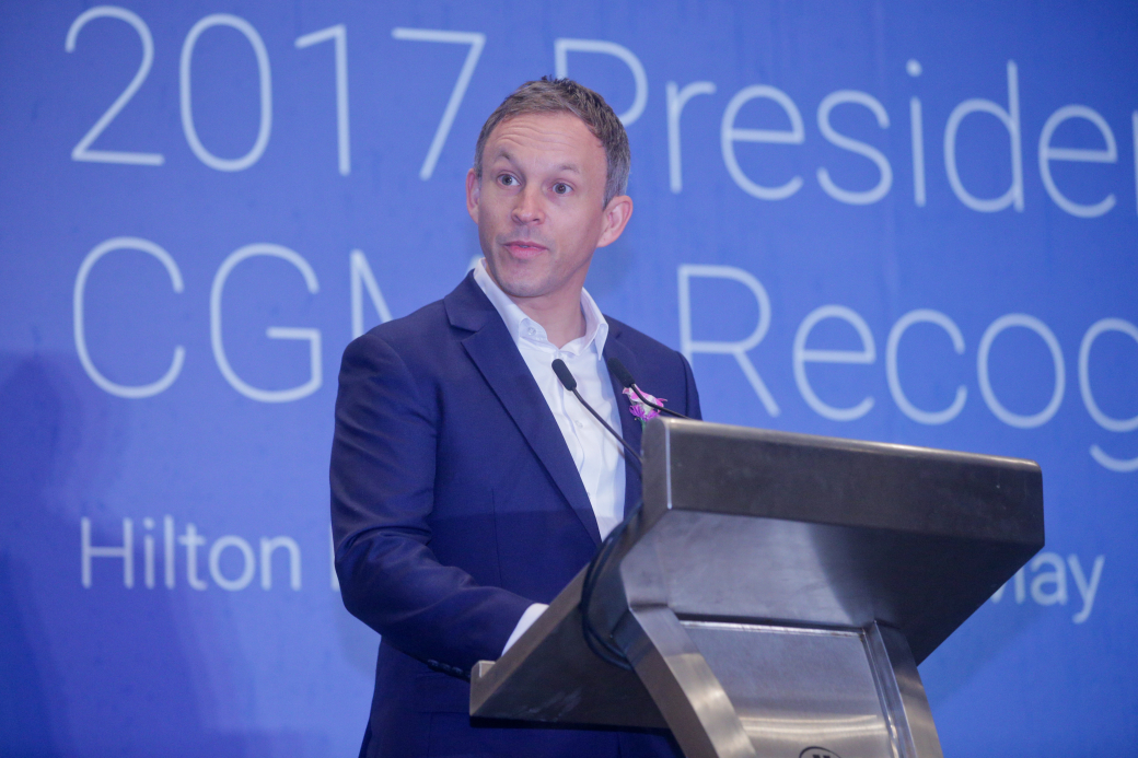 Chris Fuggle at CIMA and CGMA President’s Dinner - Forvis Mazars - Singapore