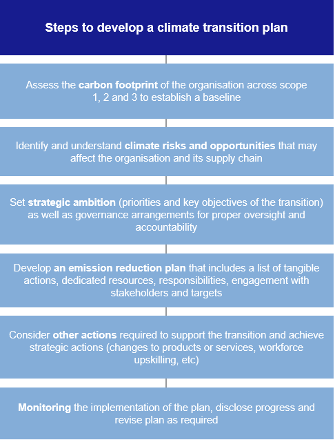 Climate scenario analysis, transition plan & climate risks explained ...