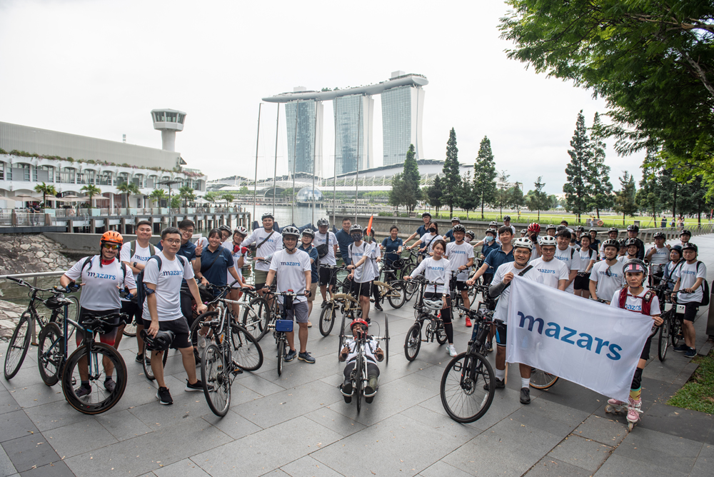 Pedaling for good (Sep 2022) - Forvis Mazars - Singapore